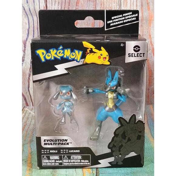 Pokemon | Toys | Pokmon Select Evolution Multipack Lucario And Riolu ...